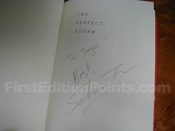 First Edition Criteria and Points to identify The Perfect Storm by ...